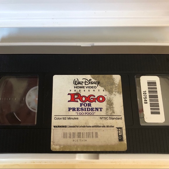 Disney | Other | Rare Vtg Disney Pogo For President I Go Pogo Vhs ...